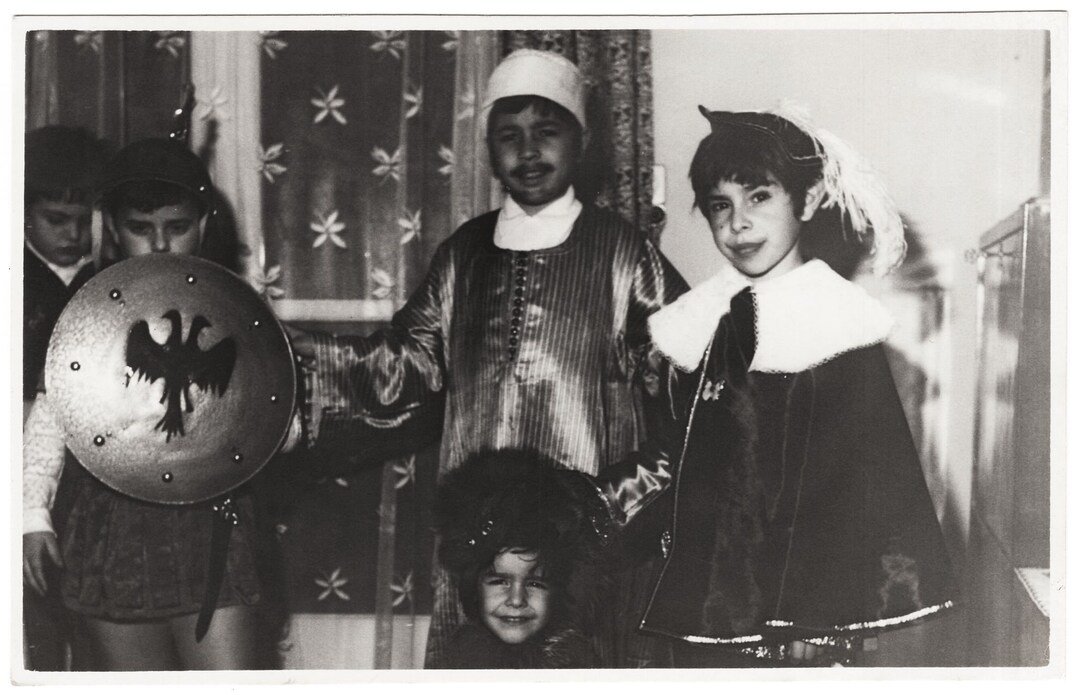 CREEEPY COSTUMES, Costumed Child Photo, Little Boys Vintage Photo ...