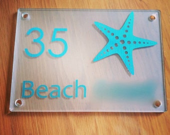 Starfish House Sign - Etsy