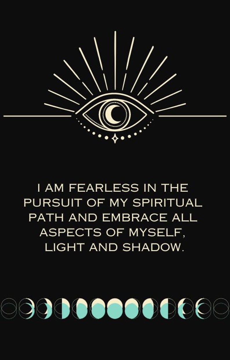 Affirmations for the Spiritual Queen - Etsy