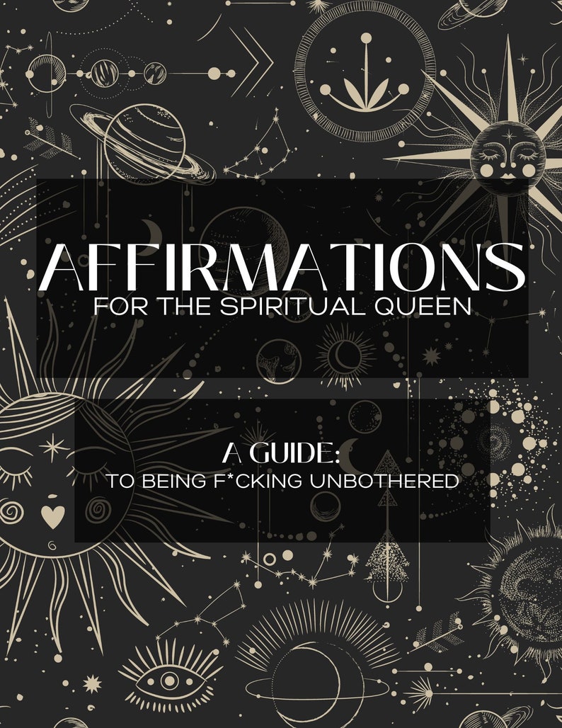 Affirmations for the Spiritual Queen - Etsy