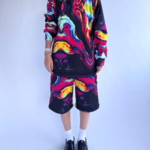Acid Neon Colored Shorts - Vibrant and Eye-catching Design - Perfect ...