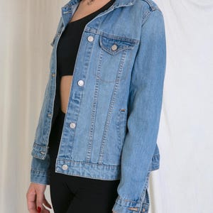 Hand-painted Cherry Blossom Denim Jacket: Hanami Sakura Art - Etsy