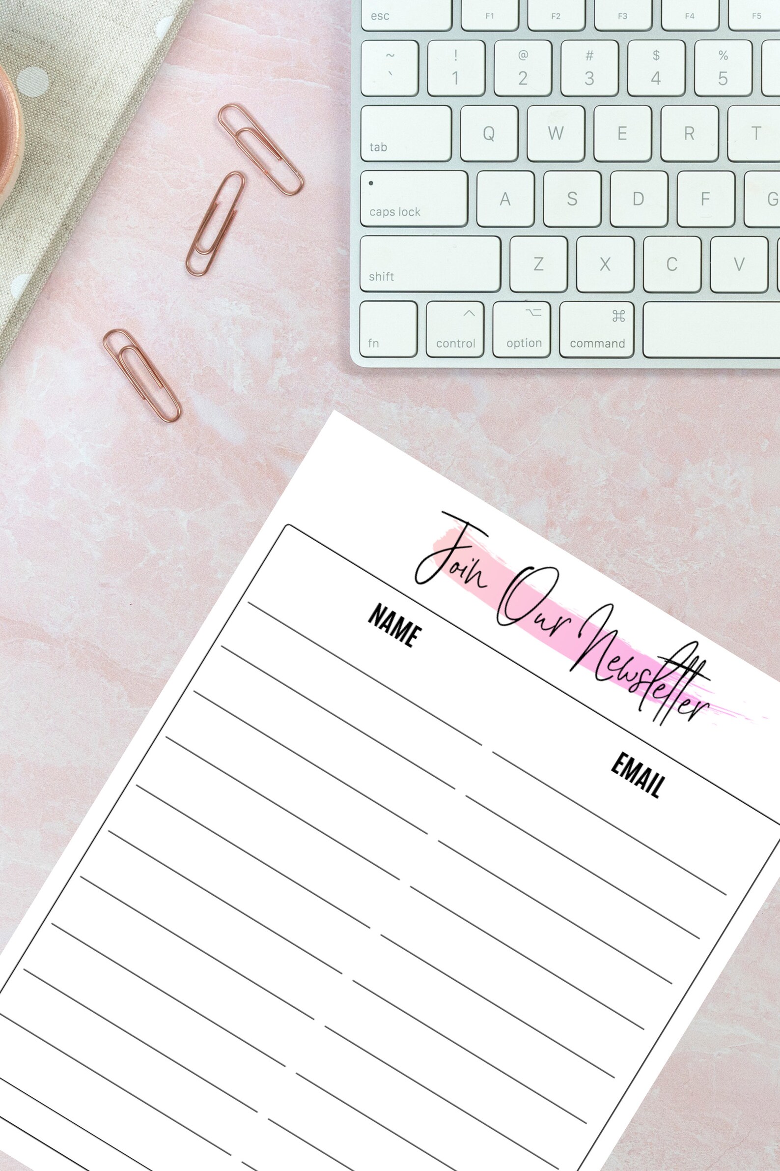 Craft Show Join Our Newsletter Printable | Instant Download | Digital ...