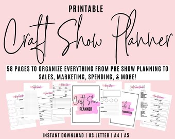 Craft Show Planner Craft Show Planner Printable Craft Fair - Etsy