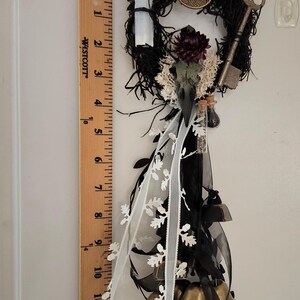 New Design Dark Forest Raven Skull Protection Witch Bells Real Skeleton ...