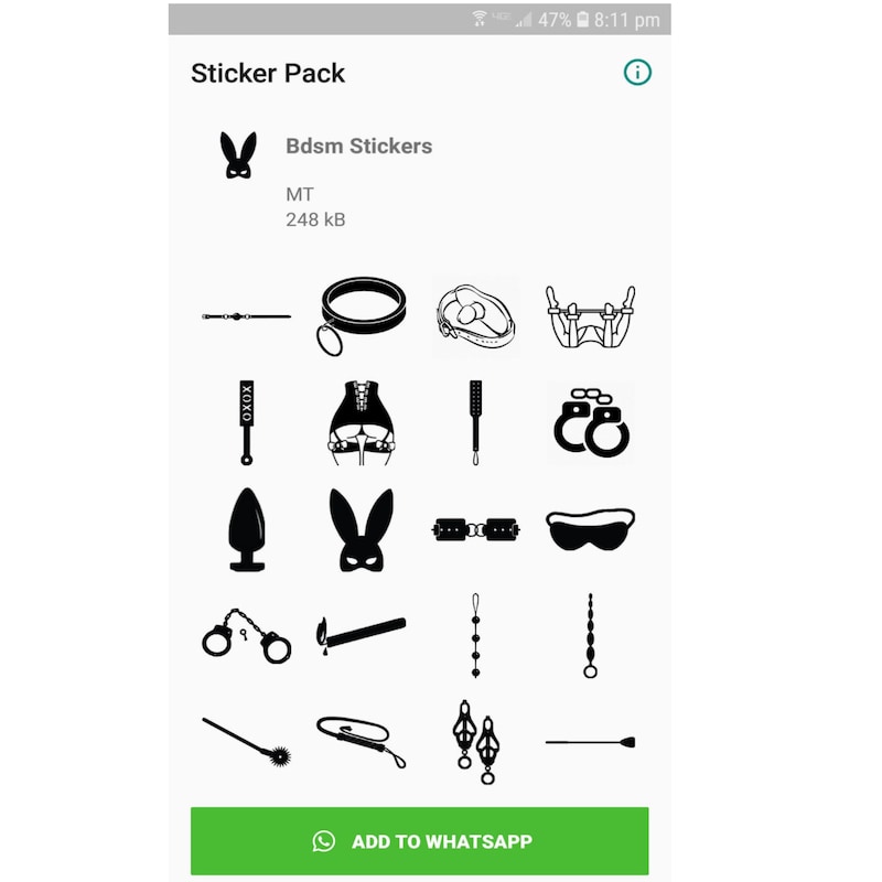 Whatsapp Sex Stickers - Etsy