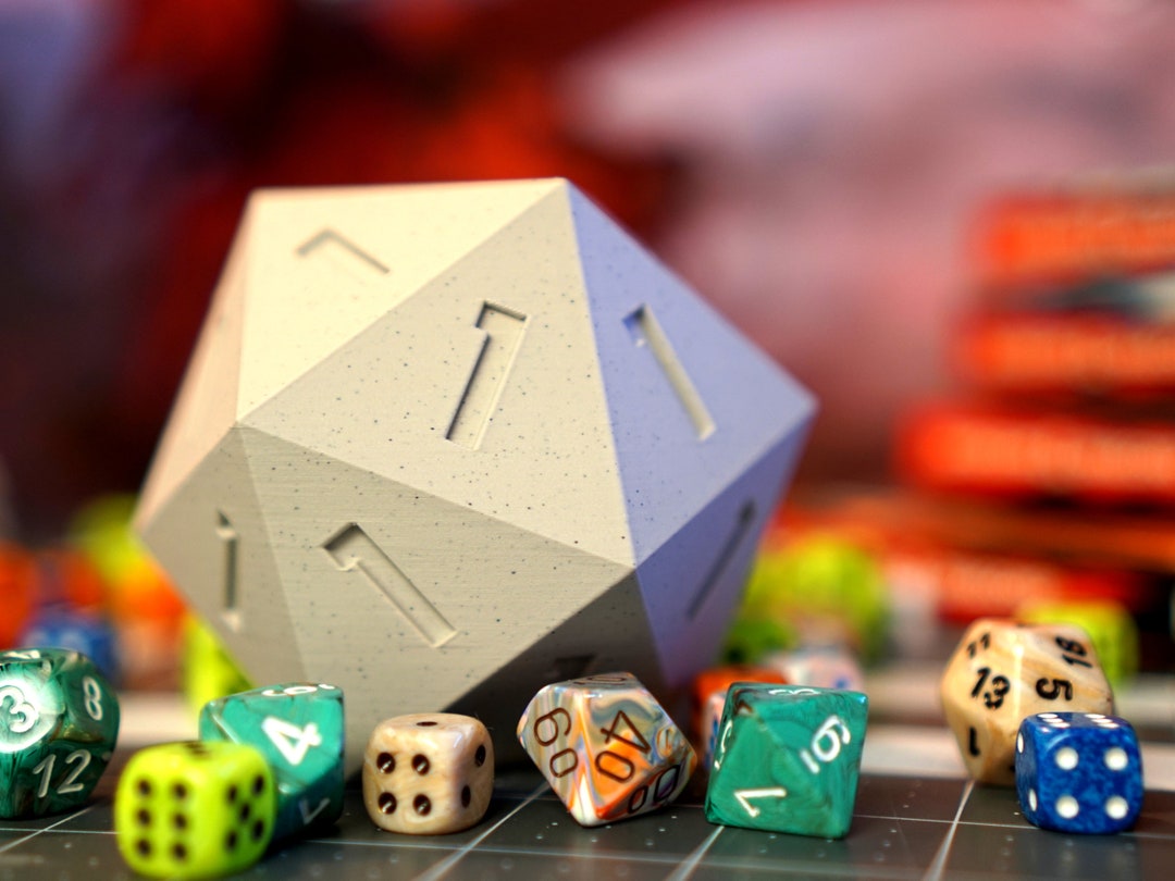 D20 Critical Fail Die Display Your Epic Moments TTRPG Moments With ...