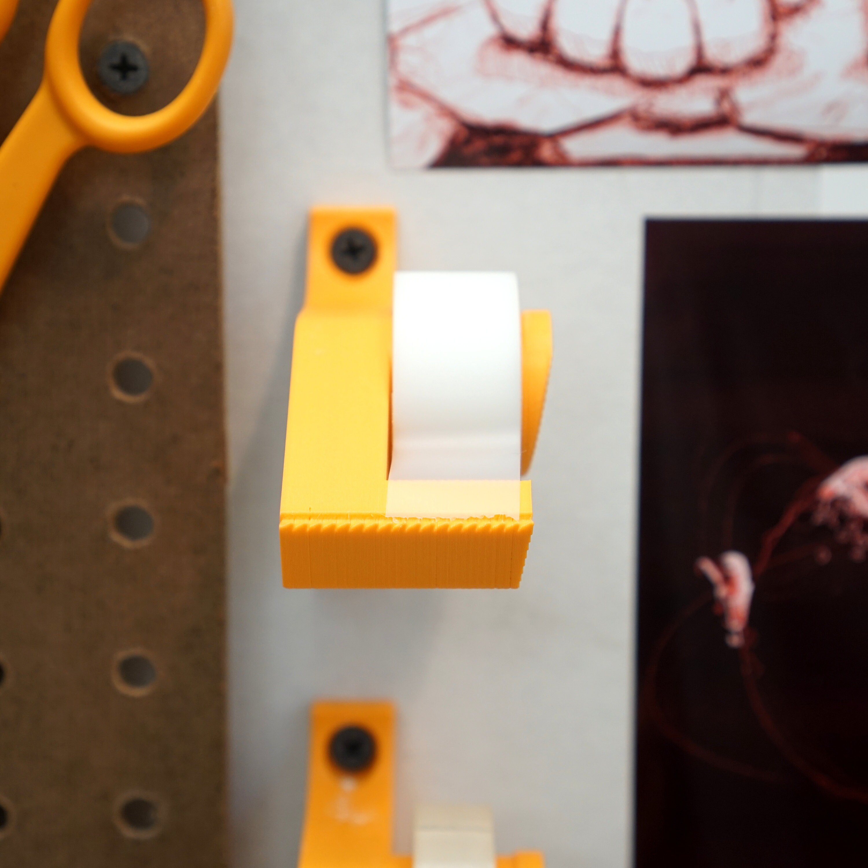 3 Pack - Wall Mount Tape Dispenser for Organized and Efficient ...