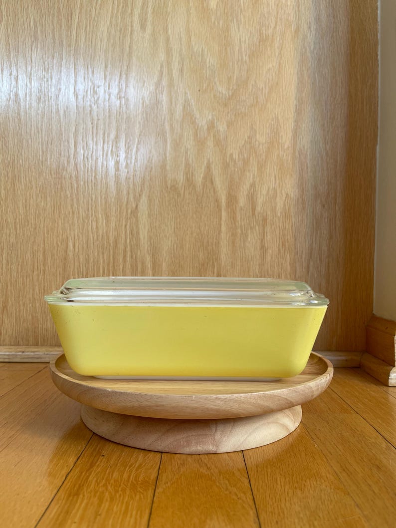 Vintage Pyrex Ovenware 1 1/2 Ct Made in USA Number 0503 Yellow and ...
