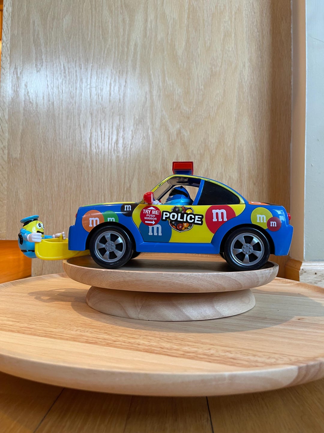 Cute M&M Blue Police Car Candy Dispenser From the Mars, Inc. Working ...