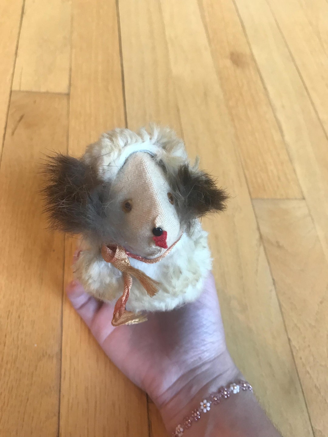 Cute Vintage Wind-up Begging Fur Dog Toy From Occupied Japan - Etsy