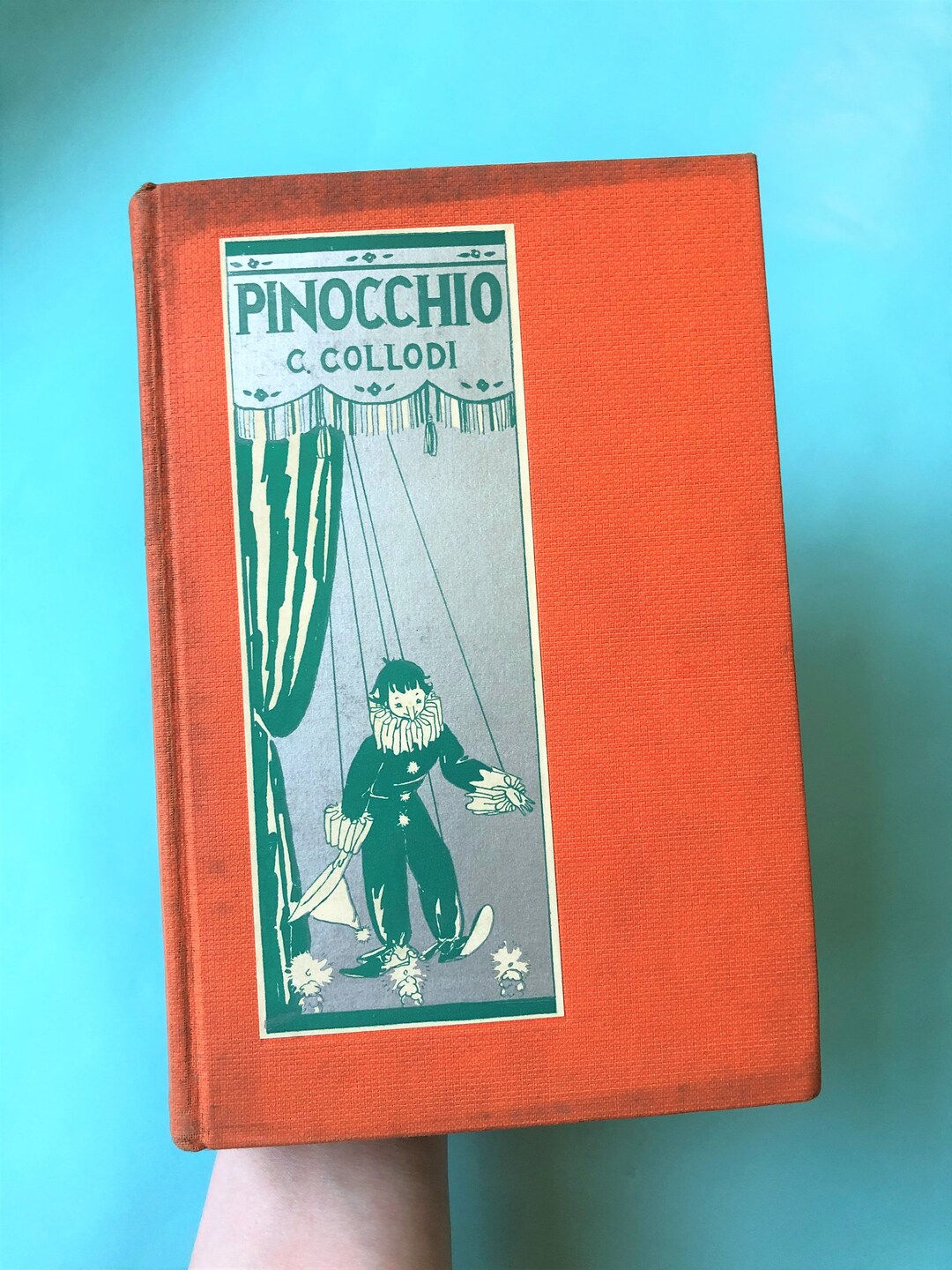 Vintage "pinocchio the Story of a Puppet" Hard Cover Book by C. Collodi ...