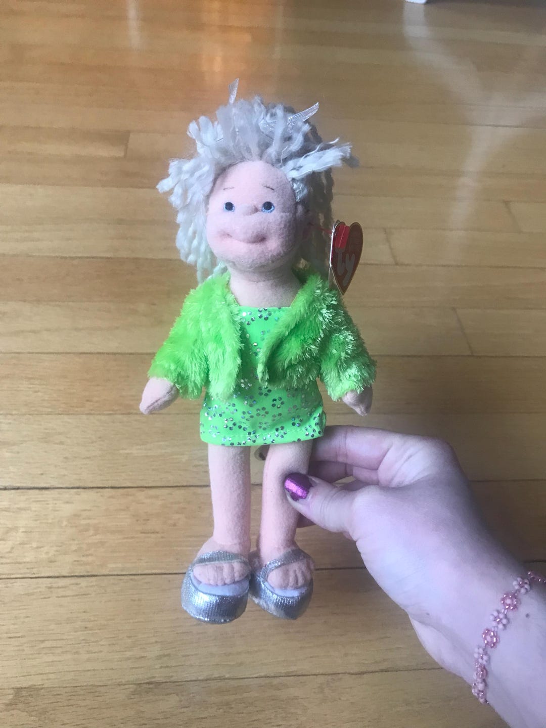 Cute and Collectible Y2K Glitzy Gabby TY Teenie Beanie Bopper 2002 - Etsy