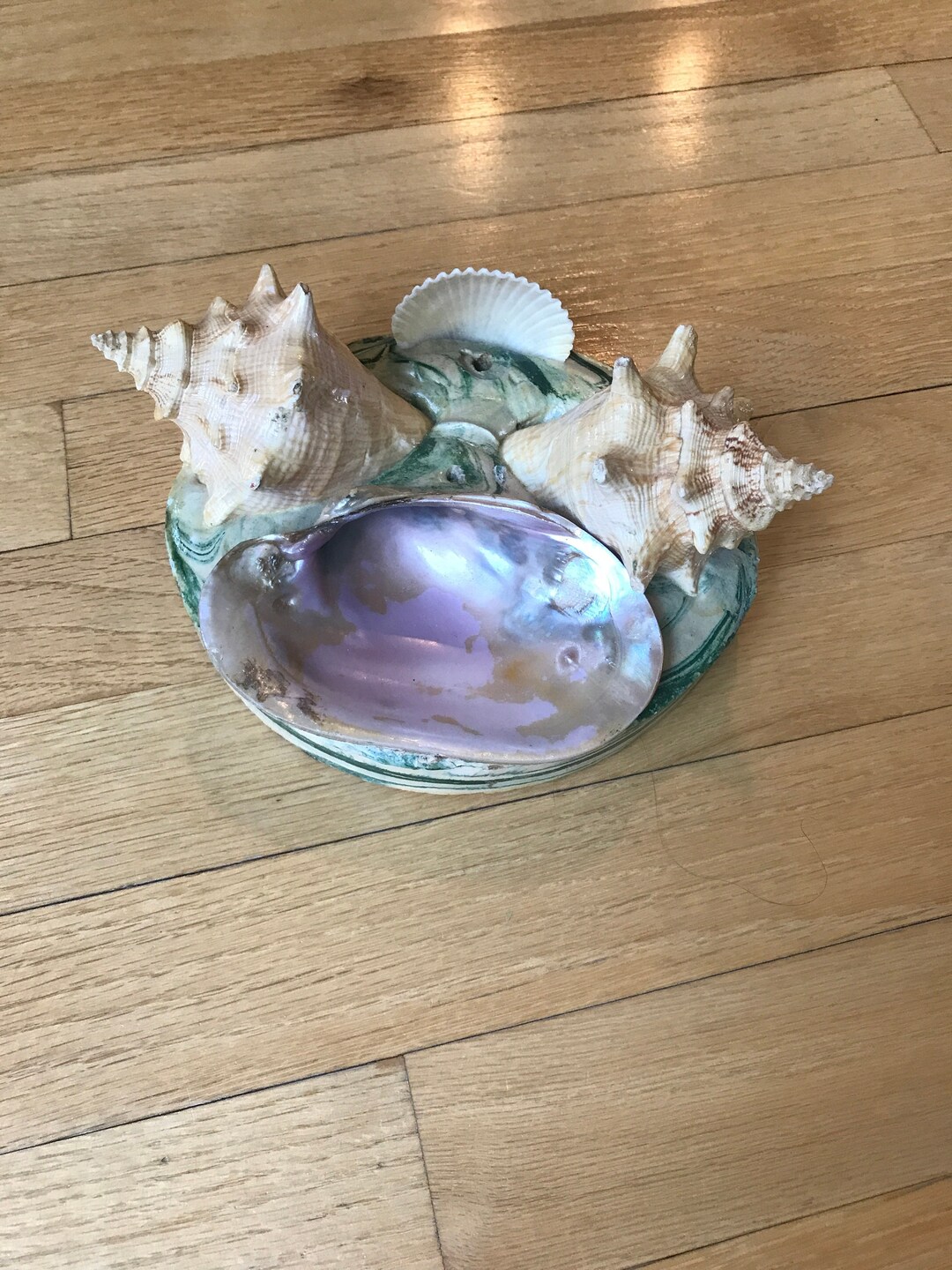 Vintage Decorative Beach Shells / Conch Shells Centerpiece Ash Tray - Etsy