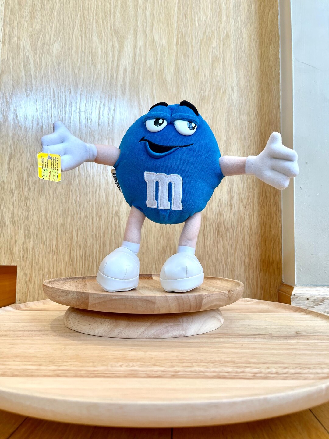 Vintage Blue M&M Plushie, Bendable Limbs, Mars Inc. - Etsy