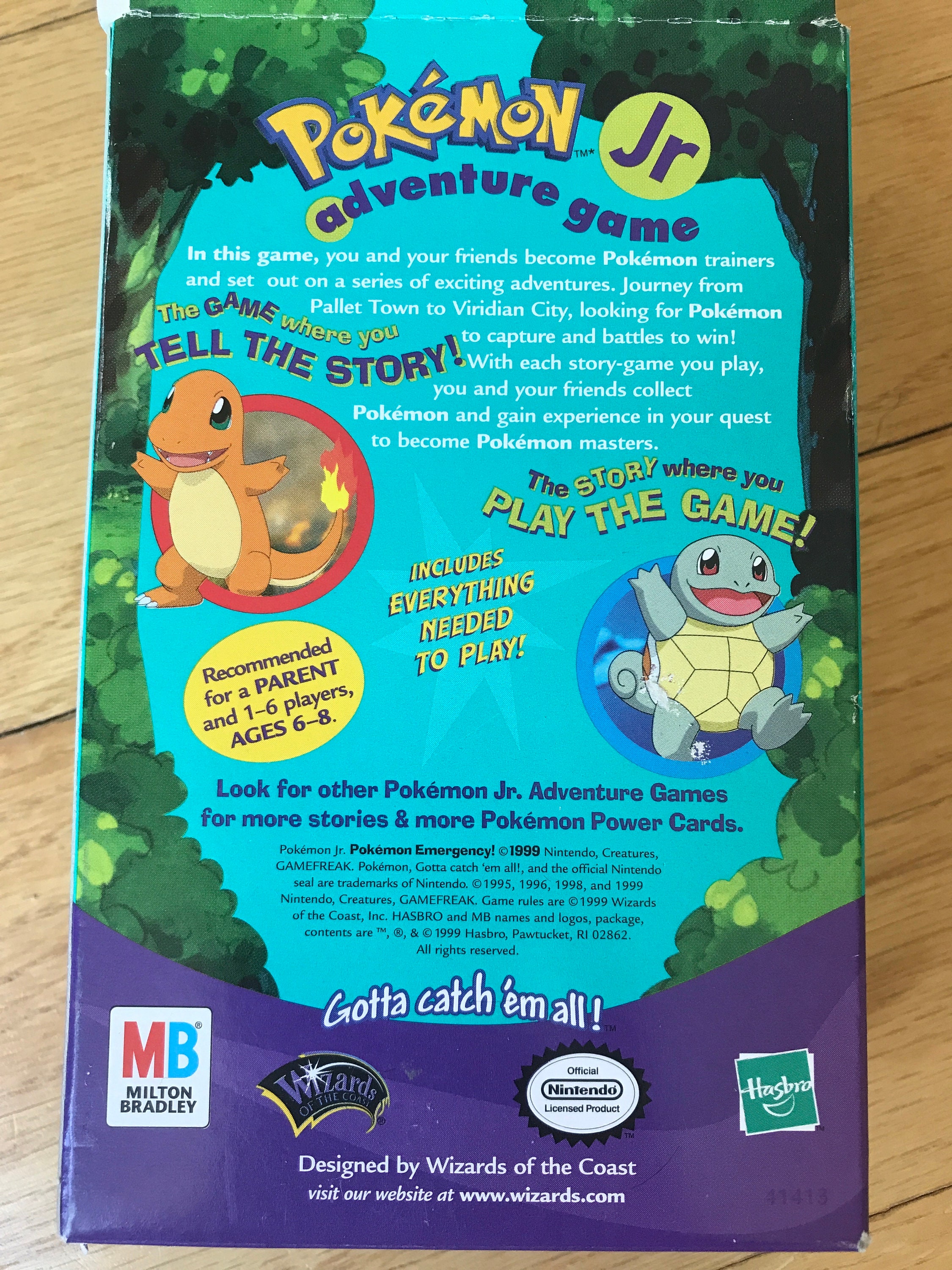 Vintage NOS Unopened Pokémon Jr Adventure Game Designed by - Etsy