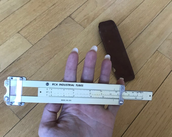Cool Vintage Pocket Slide Rule / Sliderule 1949 RCA Measuring Tool With ...