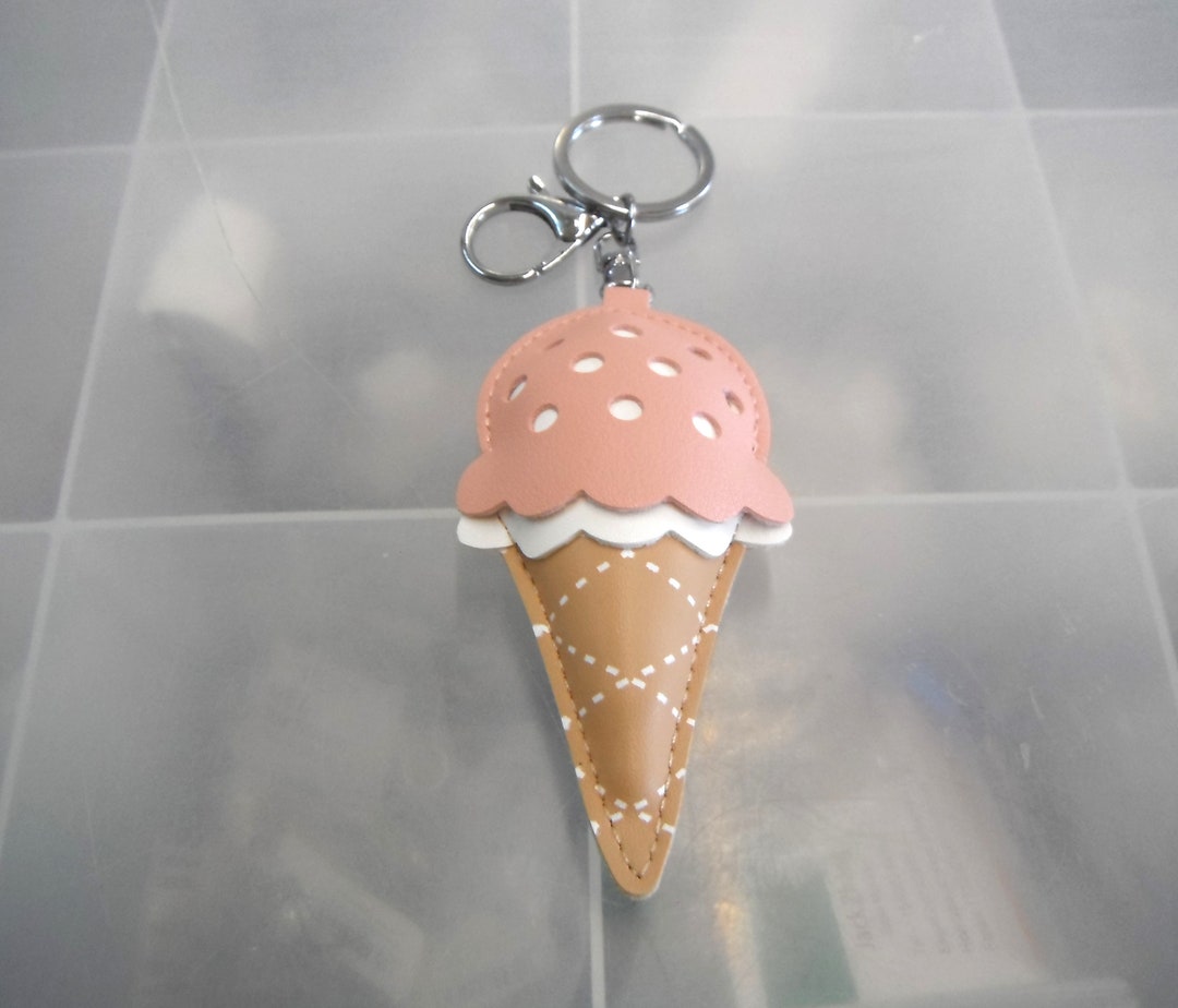 Ice Cream Cone Keyring Gift Boxed - Etsy UK