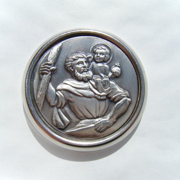 St Christopher Medals for Car - Etsy