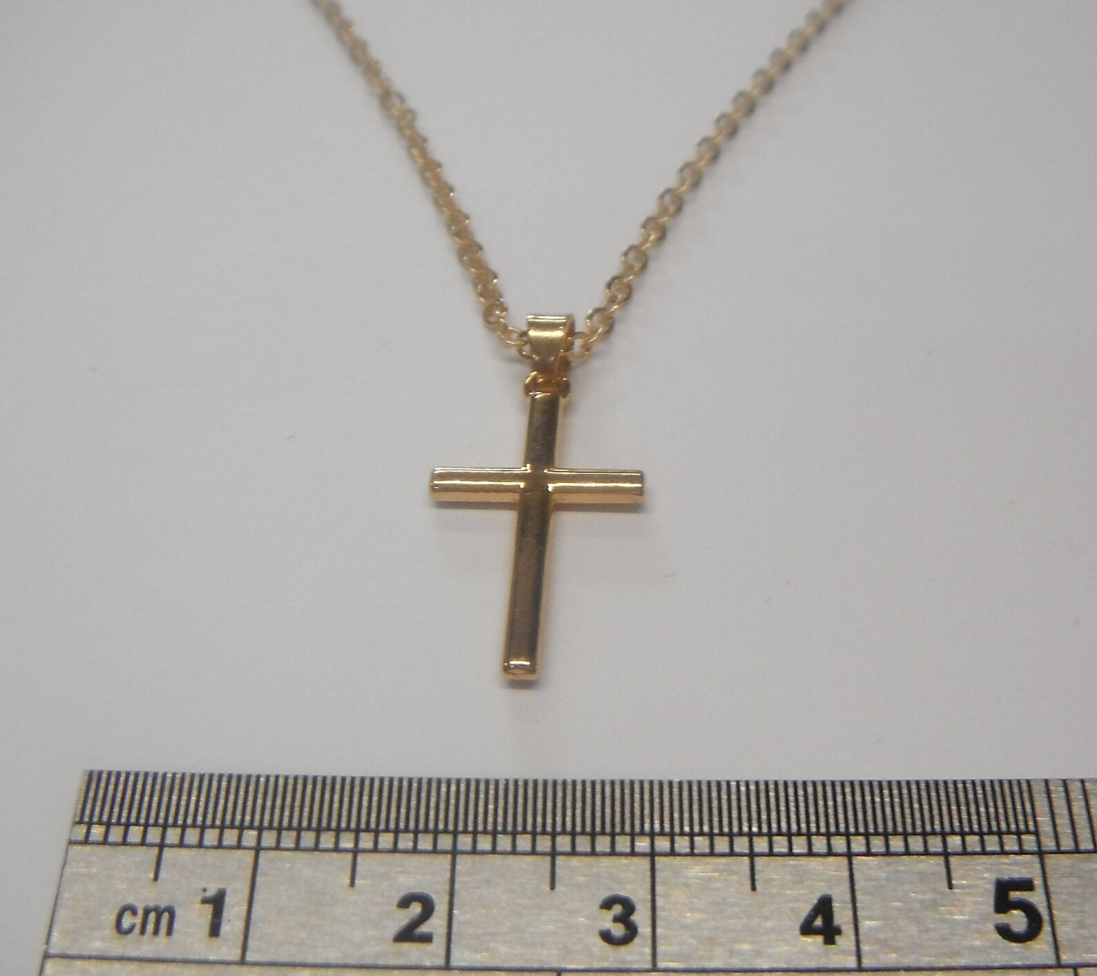 Golden Cross Necklace Gift Boxed - Etsy