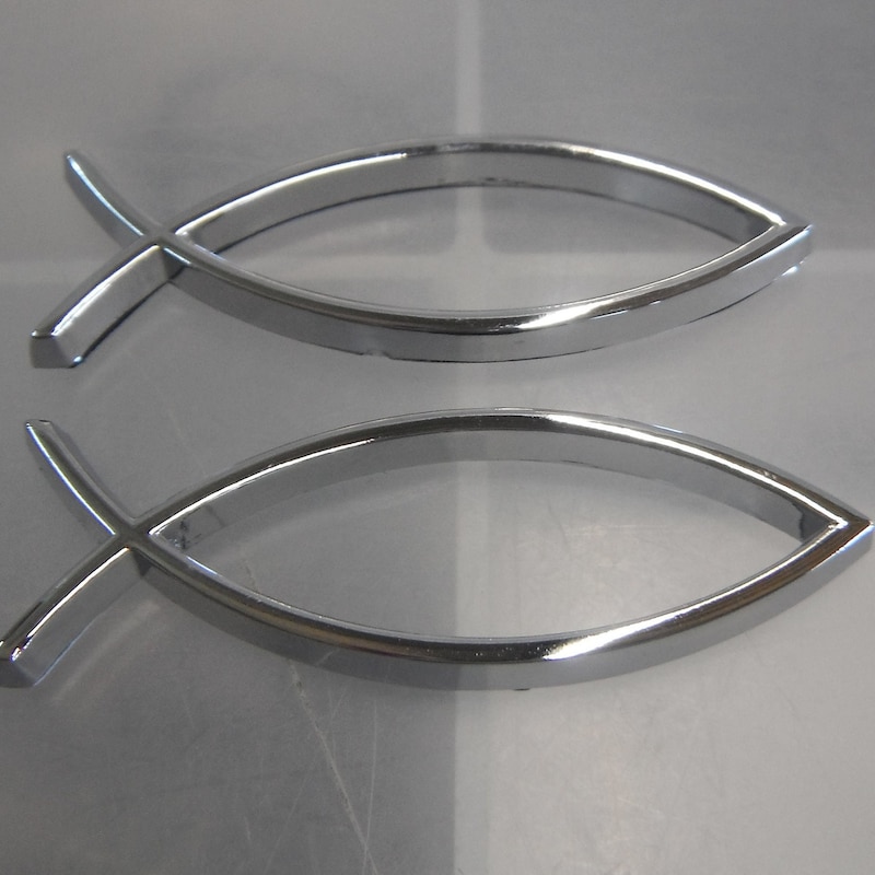 Christian Fish Car Decal - Etsy