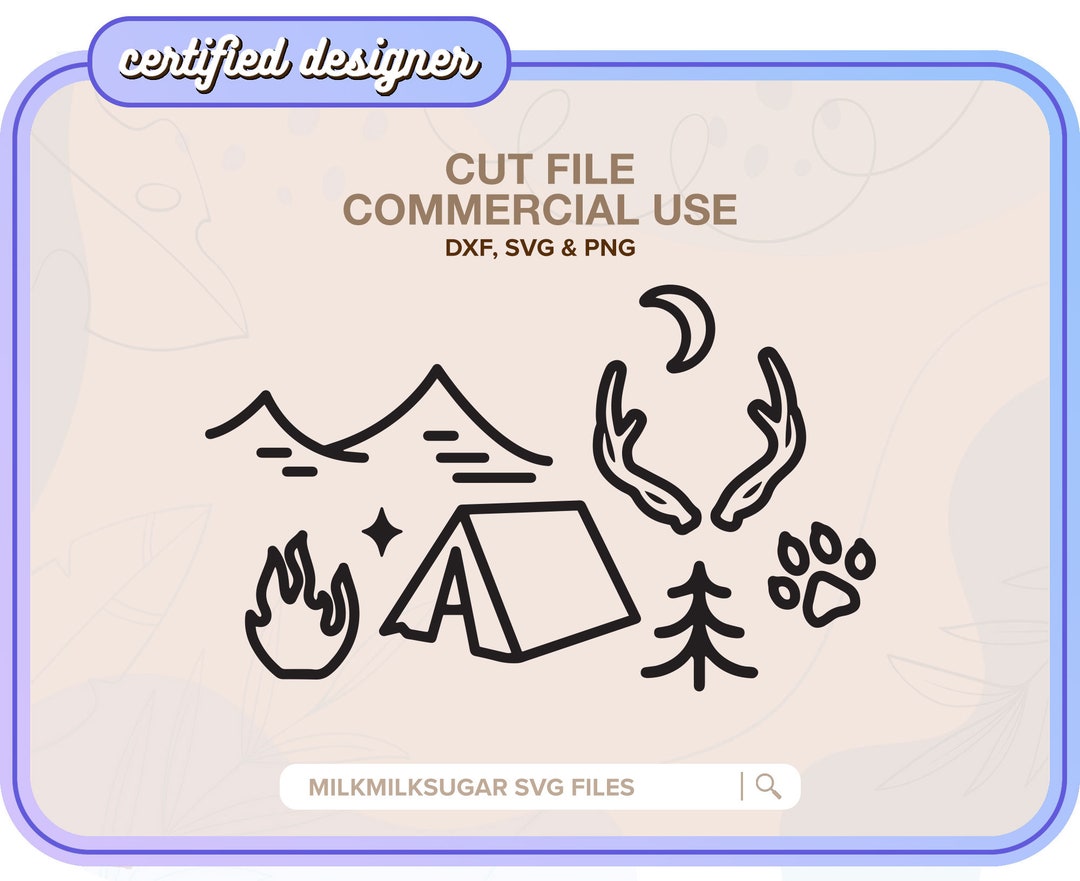 CAMPING SVG Cut File for Cricut or Silhouette, Camping Bundle for Shirt ...