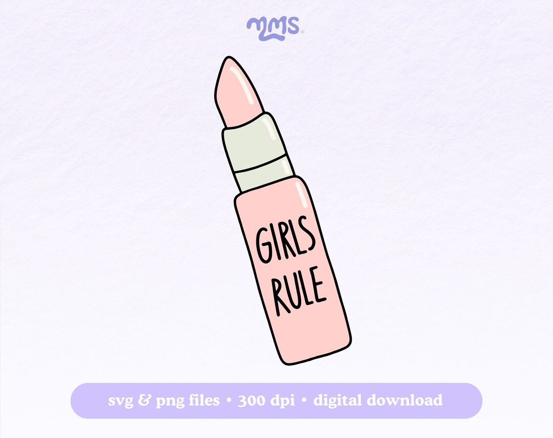 Girls Rule Svg Png for Cricut, Feminist Svg, Womens Rights, Feminism ...