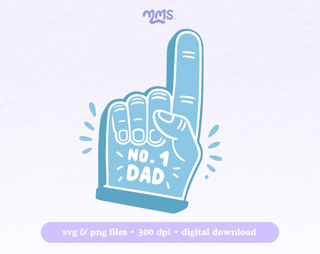 Number One Dad Svg Png for Cricut, Fathers Day Svg, Best Dad Ever Svg ...