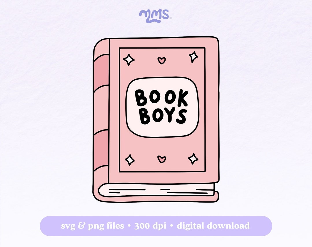 Book Boyfriend Svg Png for Cricut, Spicy Book Booktok, Bookish Svg ...