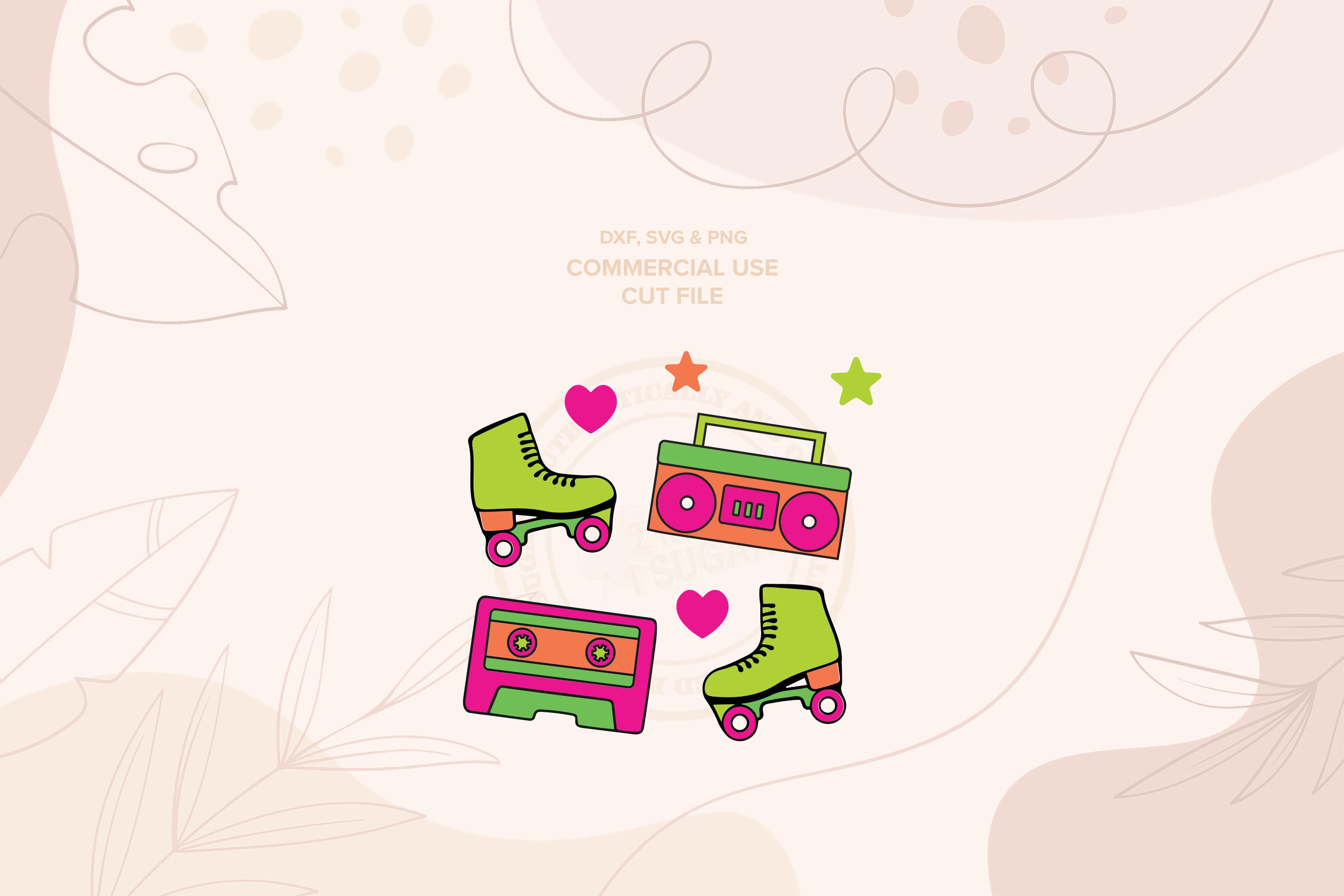 RETRO RHYTHM MINI Svg Cut Files for Cricut Hippy Groovy - Etsy