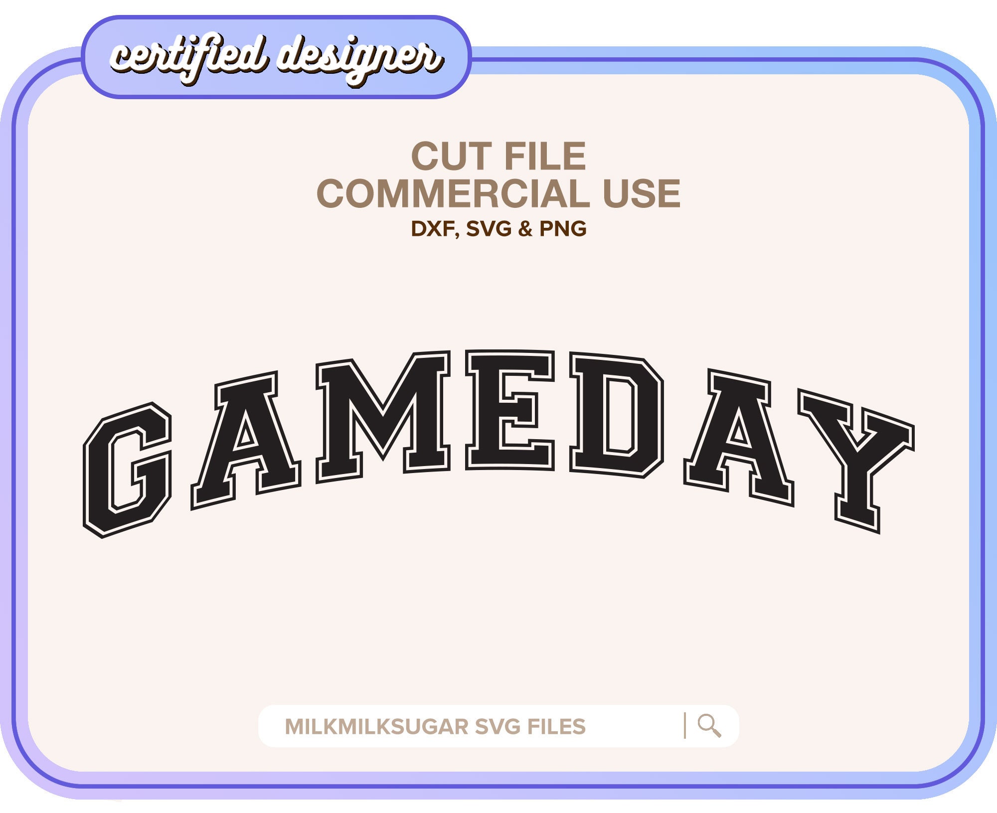 GAMEDAY SVG Cut File for Cricut or Silhouette American - Etsy
