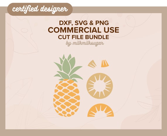 PINEAPPLE SVG Cut File for Cricut or Silhouette Sublimation - Etsy