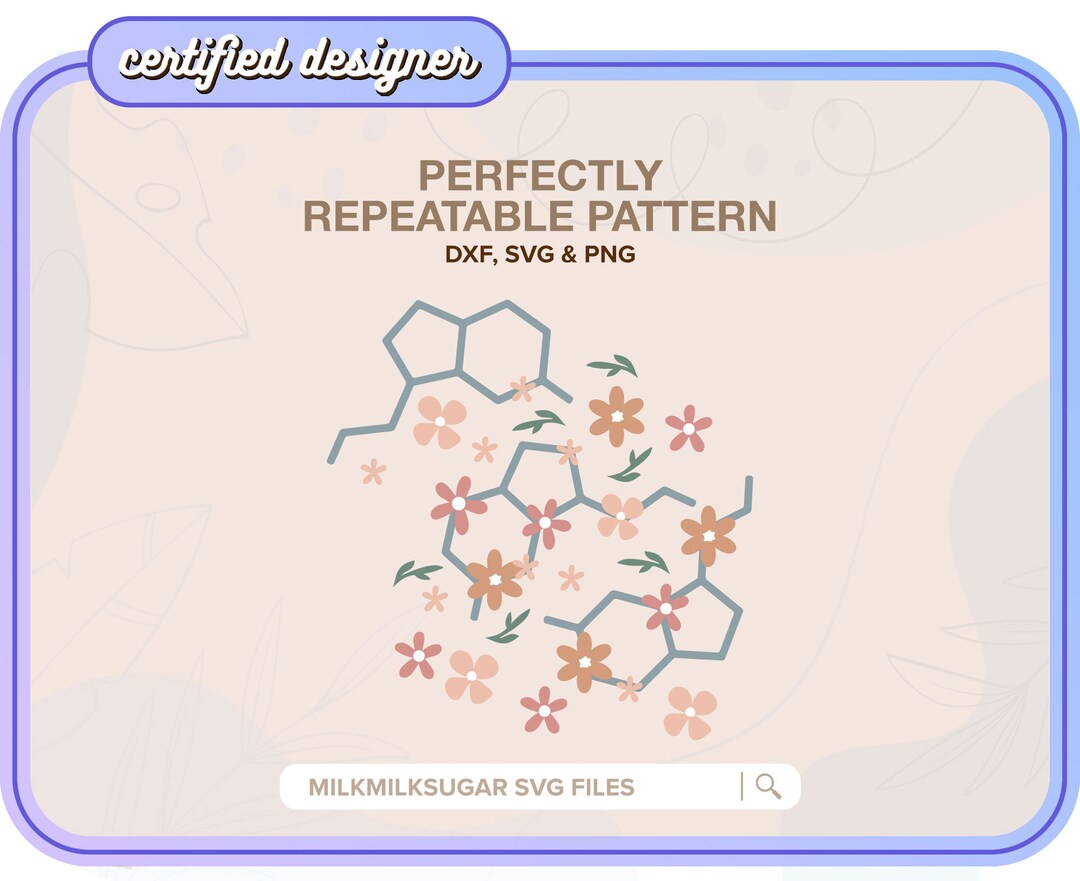 MENTAL HEALTH SVG Pattern Cut File for Cricut or Silhouette, Seamless ...