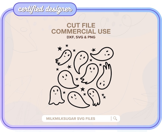 GHOST SVG Cut File for Cricut or Silhouette Halloween Svg - Etsy