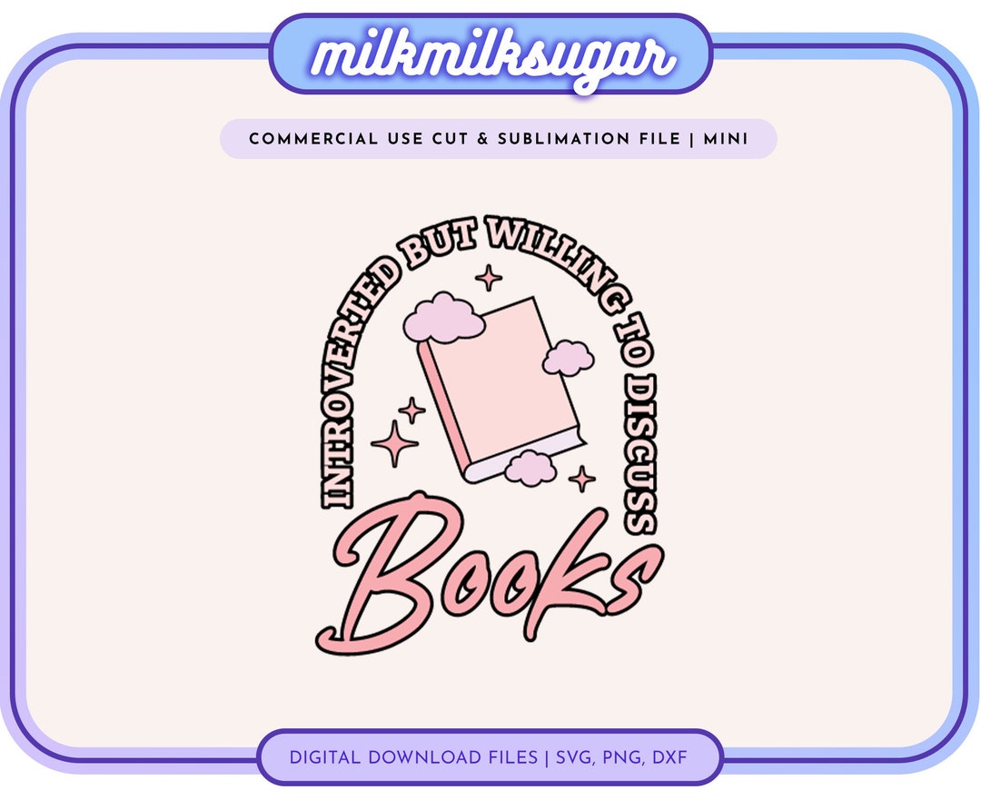 BOOKTOK SVG Cut File for Cricut or Silhouette, Reading Svg, Book Quotes ...