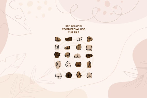 BUMS Mini Butts/ass/bum Cut Files for Cricut Silhouette and - Etsy UK
