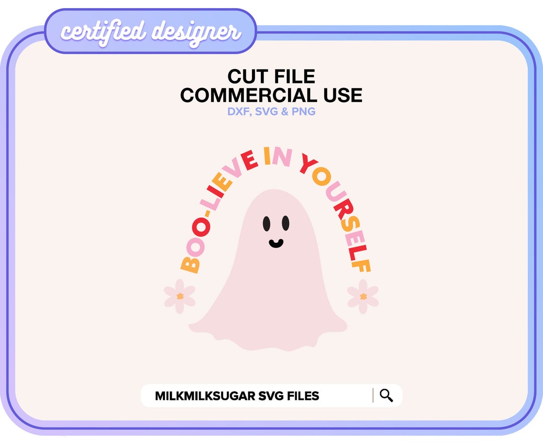 GHOST Svg Cut File for Cricut & Silhouette, Inspirational Svg ...