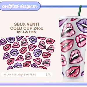 LIP SMACK No Hole Valentines Day Svg Lips Svg Cut File for - Etsy