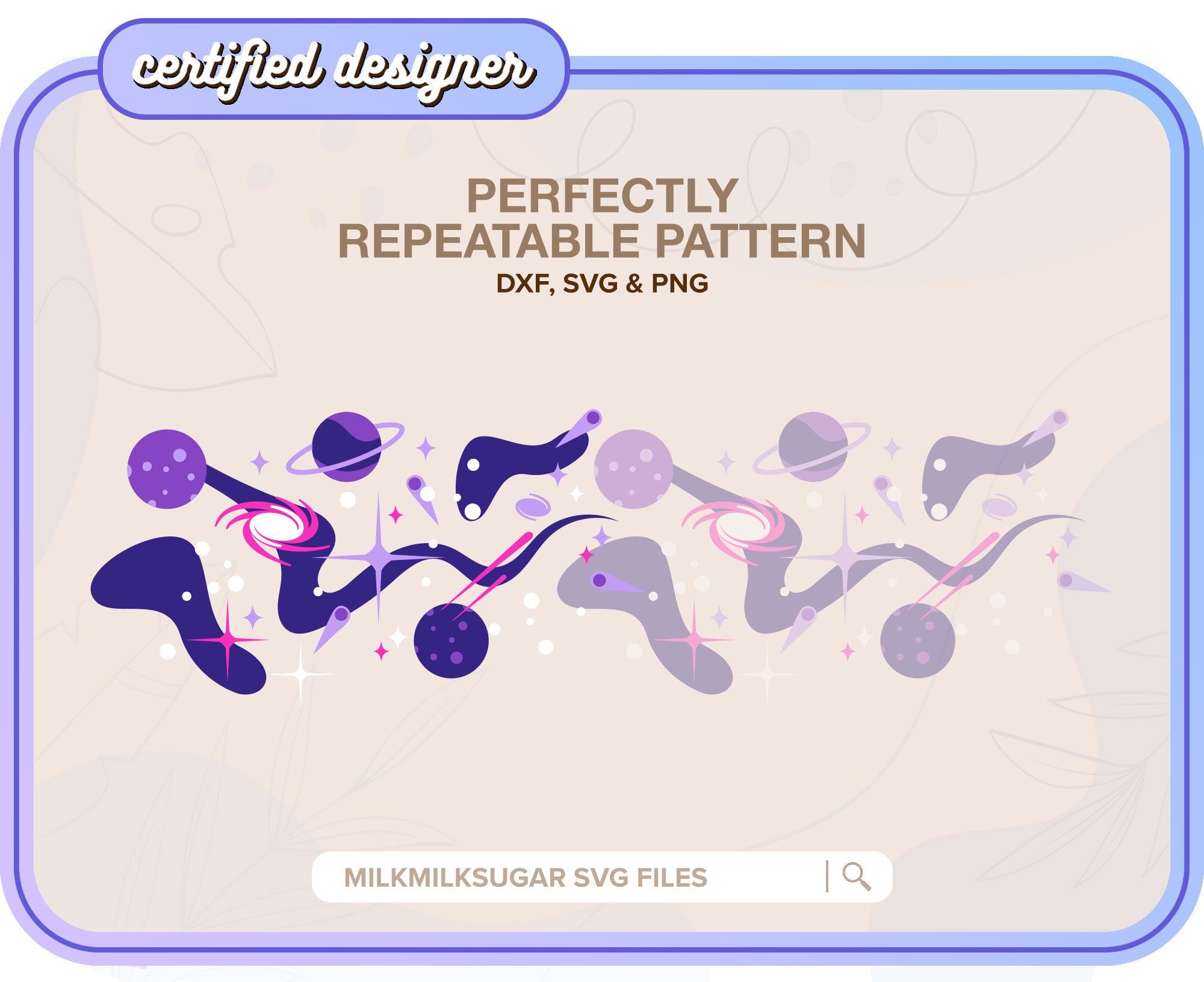 GALAXY SVG Cut File for Cricut or Silhouette Outer Space Svg - Etsy