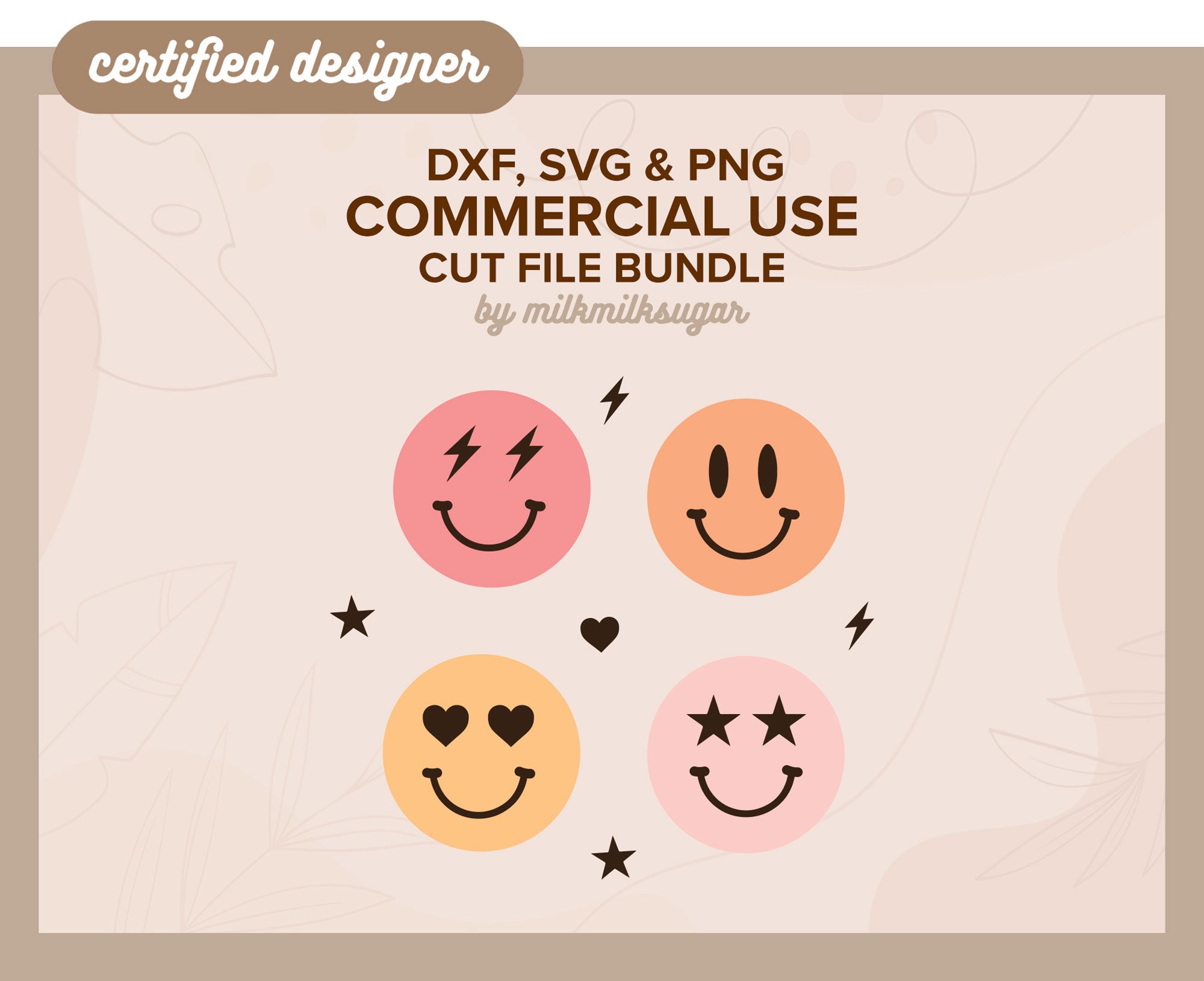 HAPPY FACES SVG, Smile Bundle, Smile Face Clipart Files. Cut Files for ...