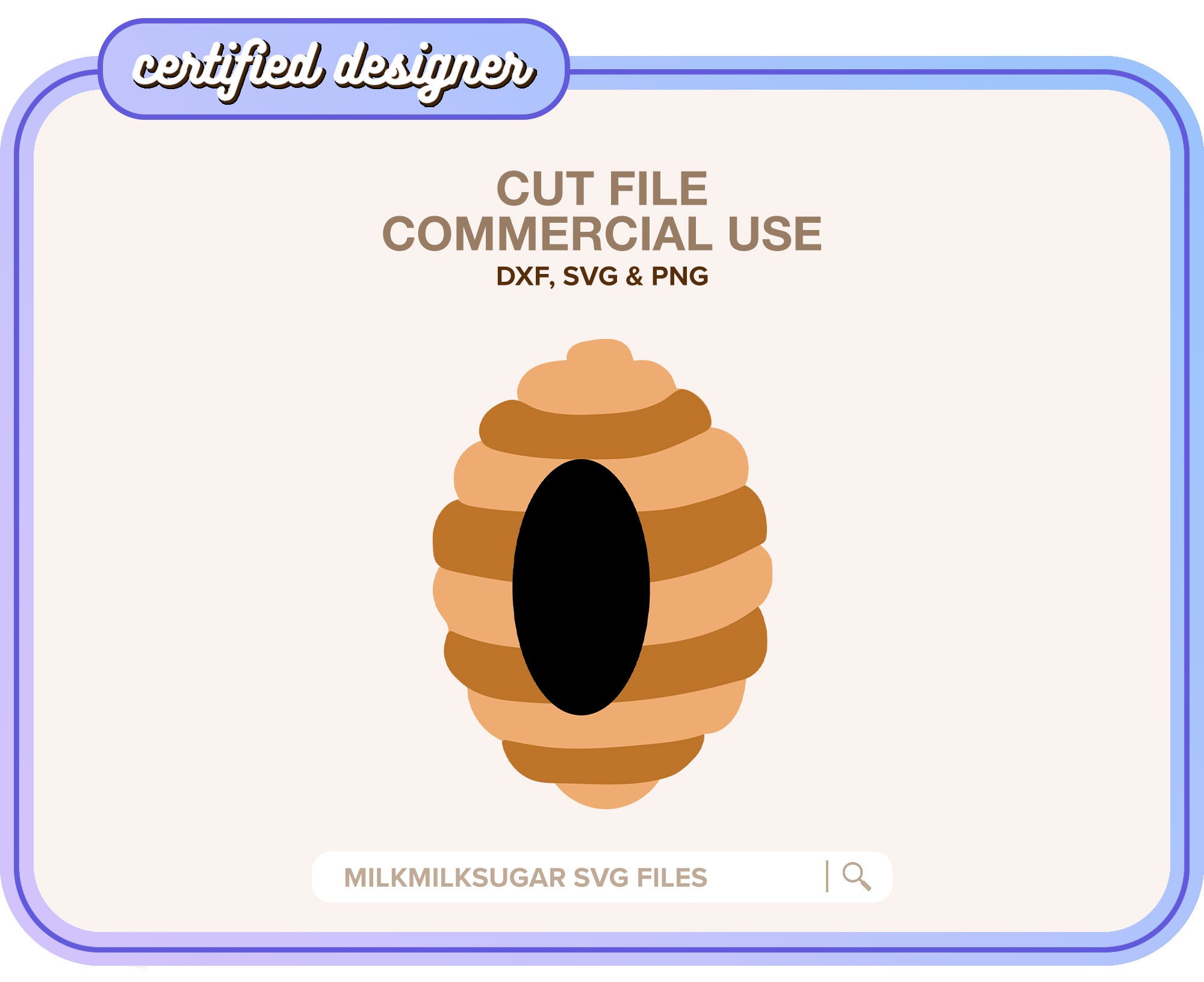 BEE HIVE SVG Cut File for Cricut & Silhouette Honey Bee Svg - Etsy ...