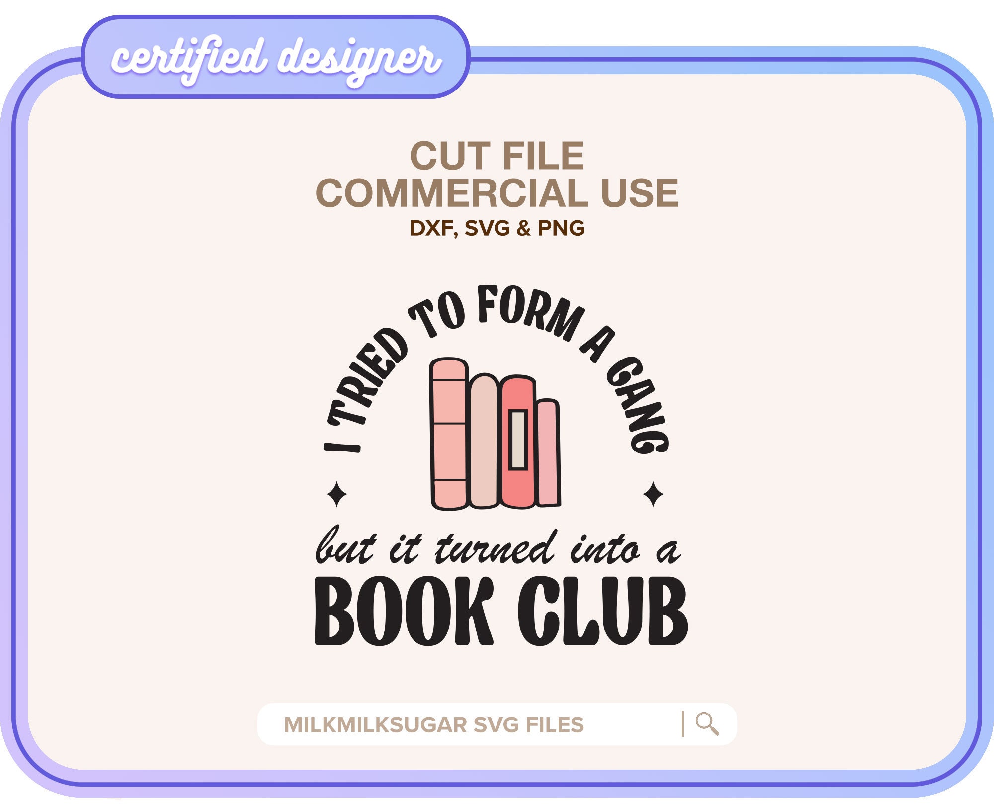 BOOK CLUB SVG Cut File for Cricut or Silhouette Reading Svg - Etsy UK