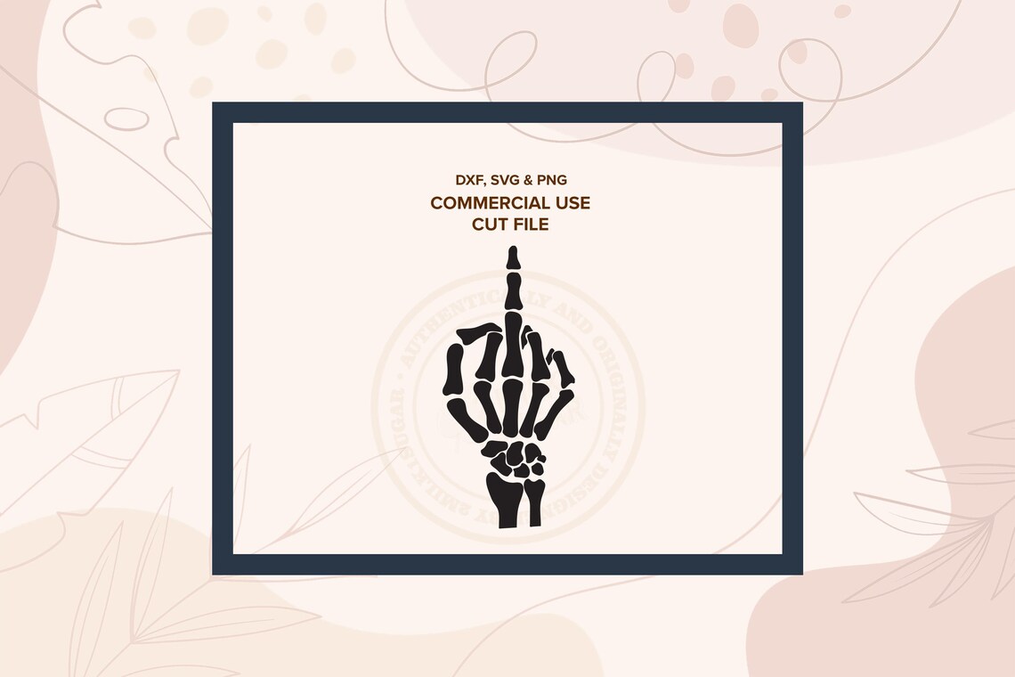SKELETON F U Mini Skeleton Middle Finger Svg Halloween Svg - Etsy