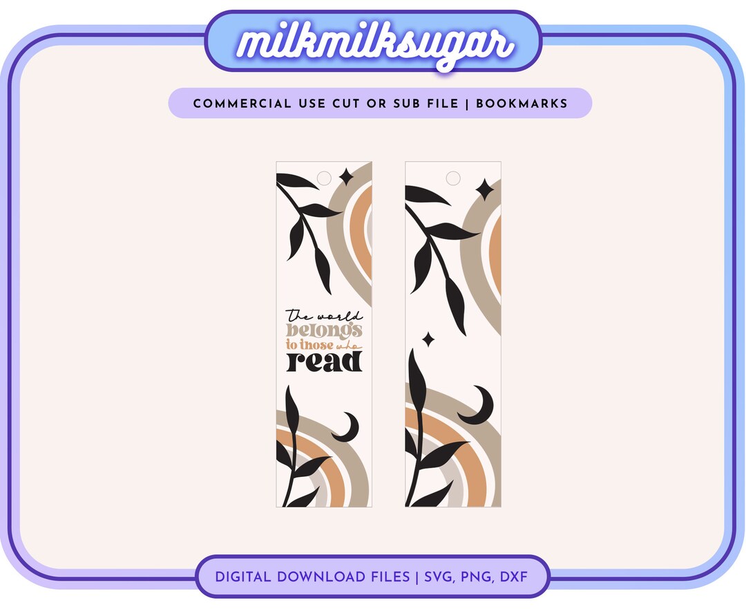BOOKMARK SVG Cut File Cricut & Silhouette, Bookish Svg, Book Lover Svg ...