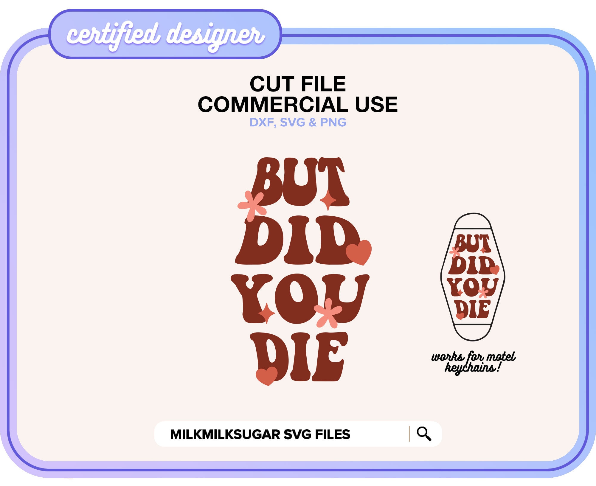 MOTEL KEYCHAIN Svg Cut File for Cricut & Silhouette Funny - Etsy Canada