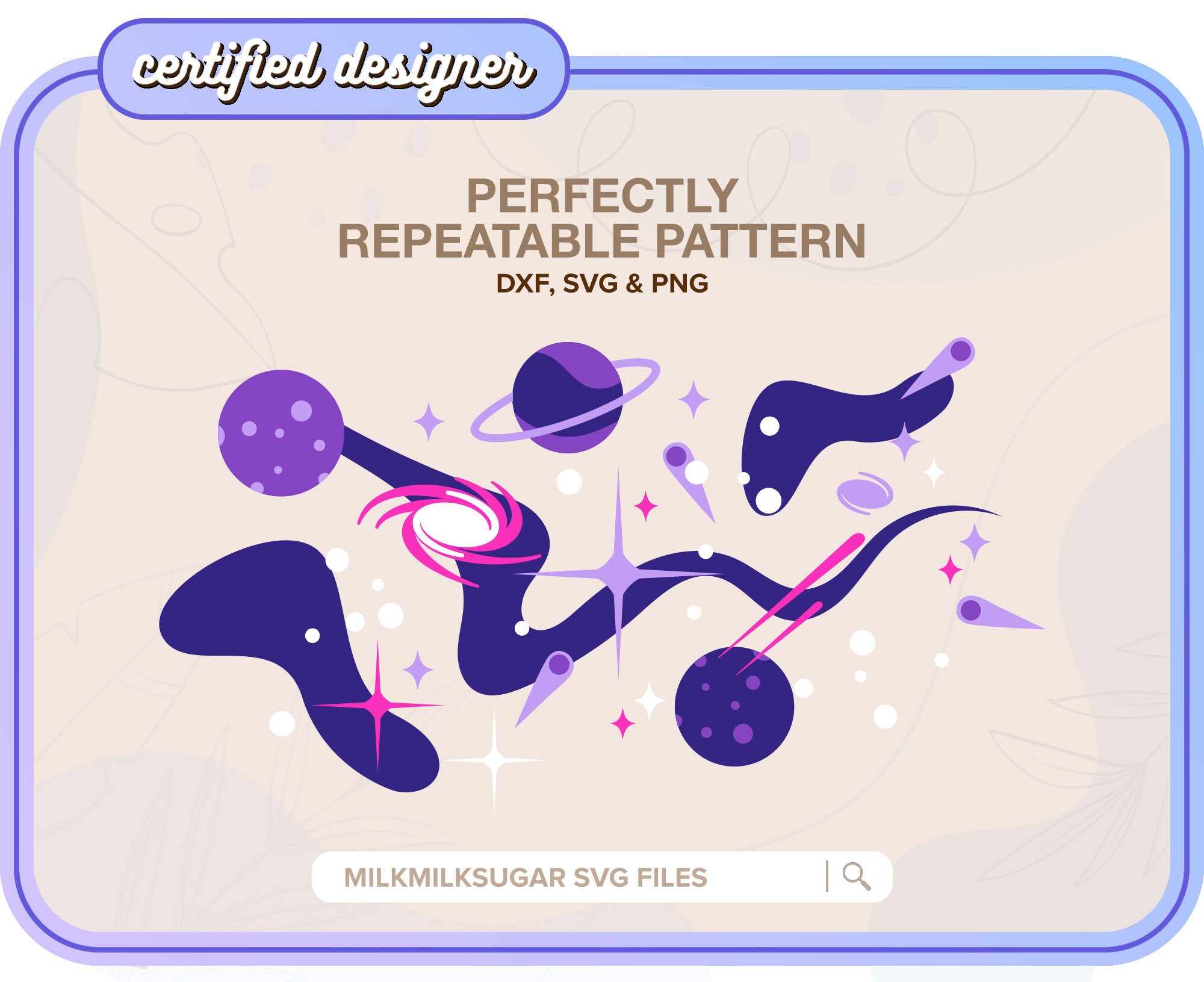 GALAXY SVG Cut File for Cricut or Silhouette Outer Space Svg - Etsy