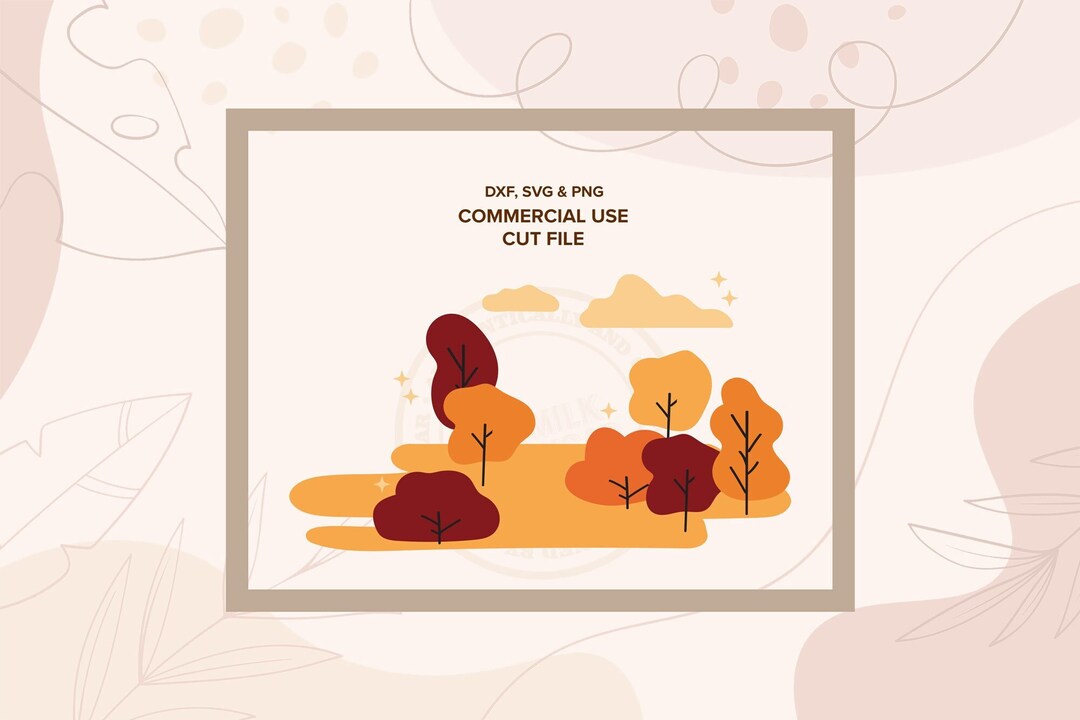 FALL SCENE MINI Fall, Autumn, Leaves Svg Png Cut Files for Cricut ...