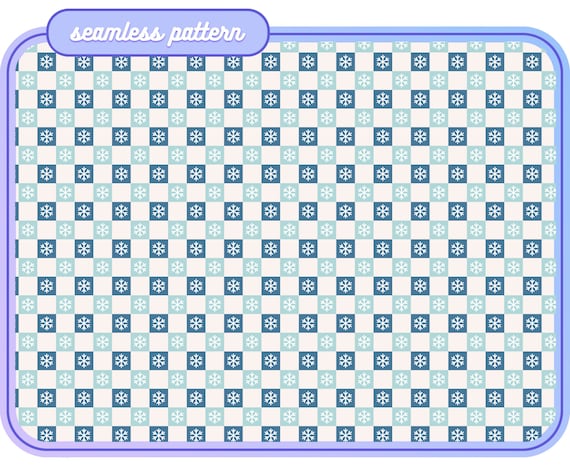 CHRISTMAS CHECKERED Pattern File for Cricut & Silhouette - Etsy