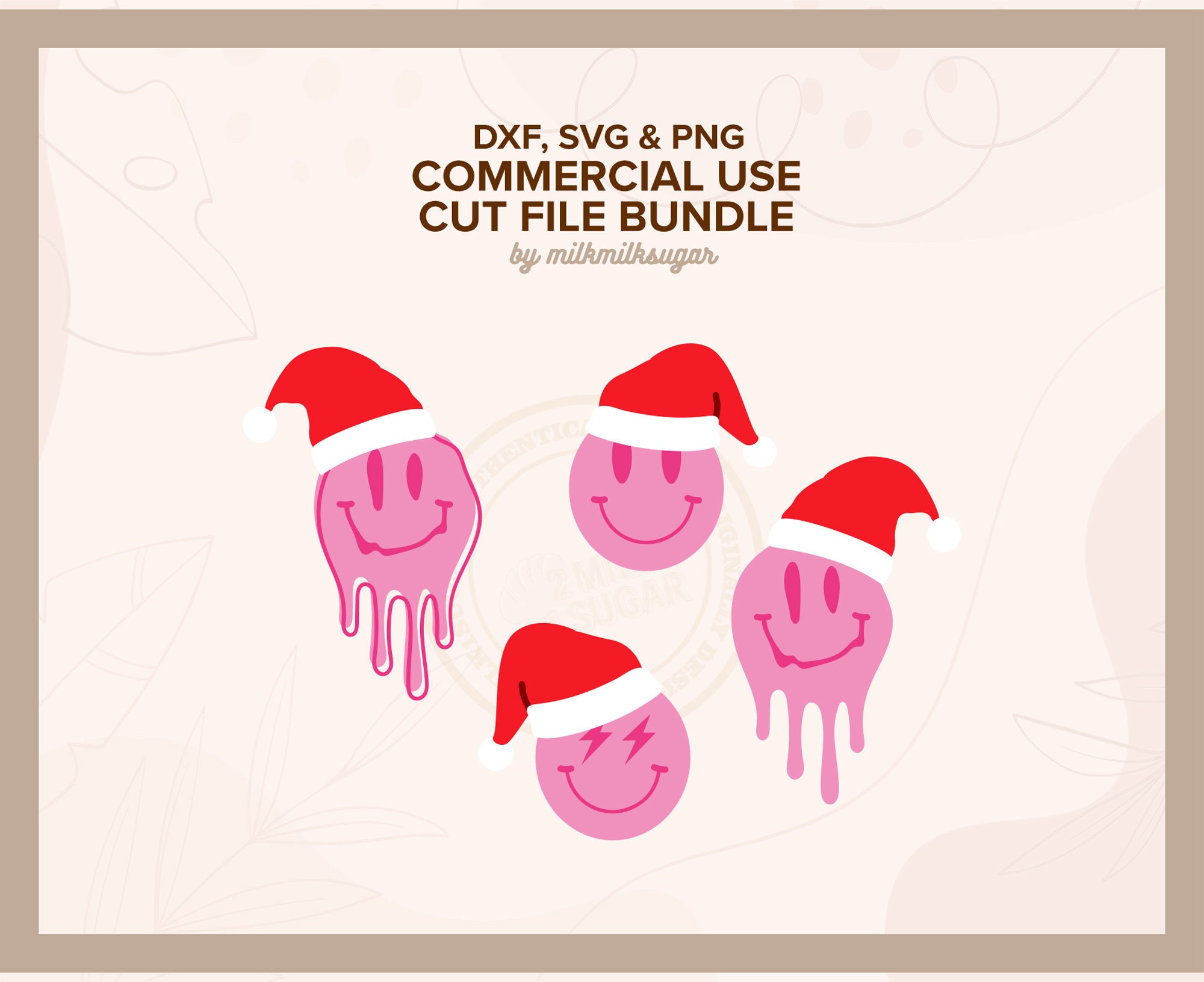 SANTA SMILE BUNDLE Christmas Smile Svg Cut Files for Cricut - Etsy