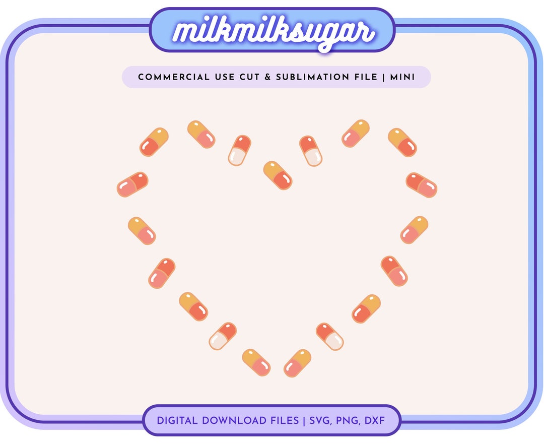 MEDICATION Svg Cut File for Cricut & Silhouette, Mental Health Svg ...